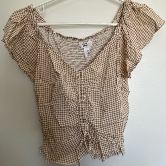 Tops | Gingham Crop Top | Poshmark